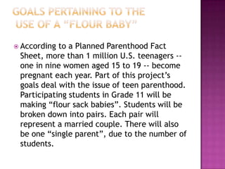 Flour baby project | PPTX
