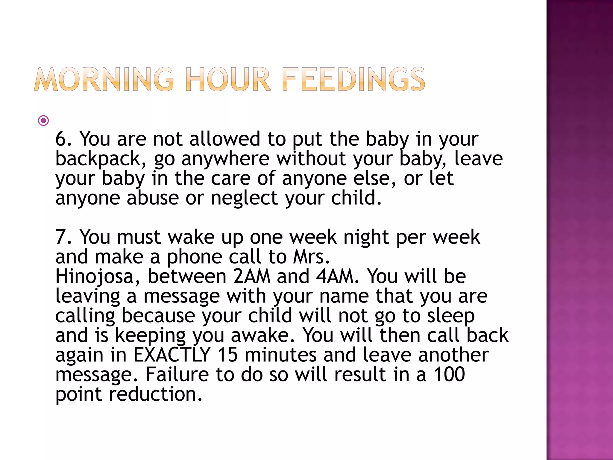 Flour baby project | PPTX