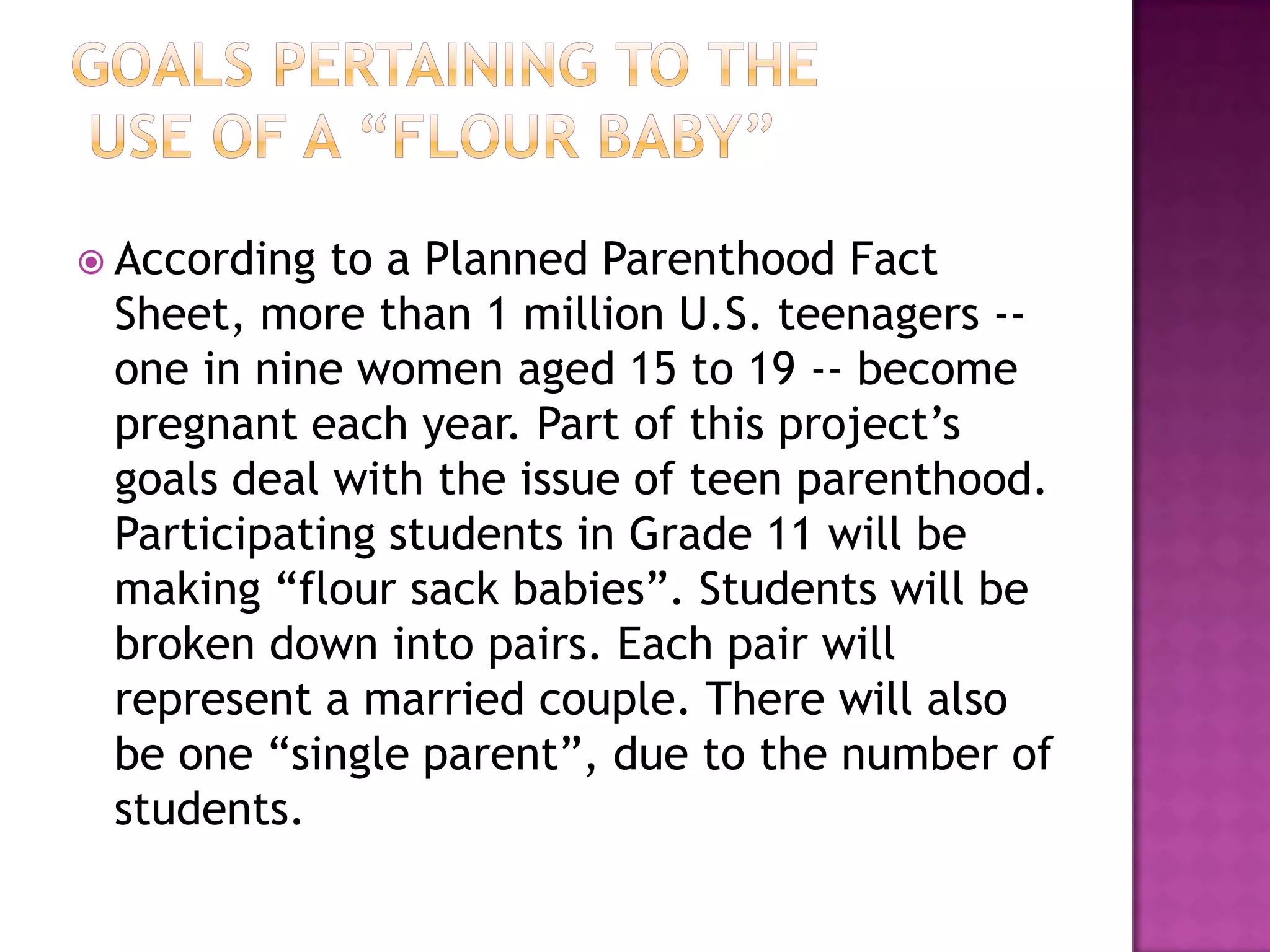 Flour baby project | PPTX