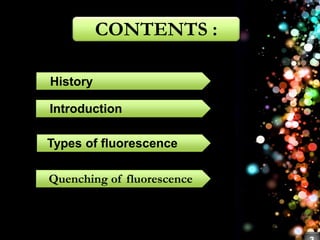 Flourescence | PPTX