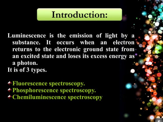 Flourescence | PPTX | Chemistry | Science
