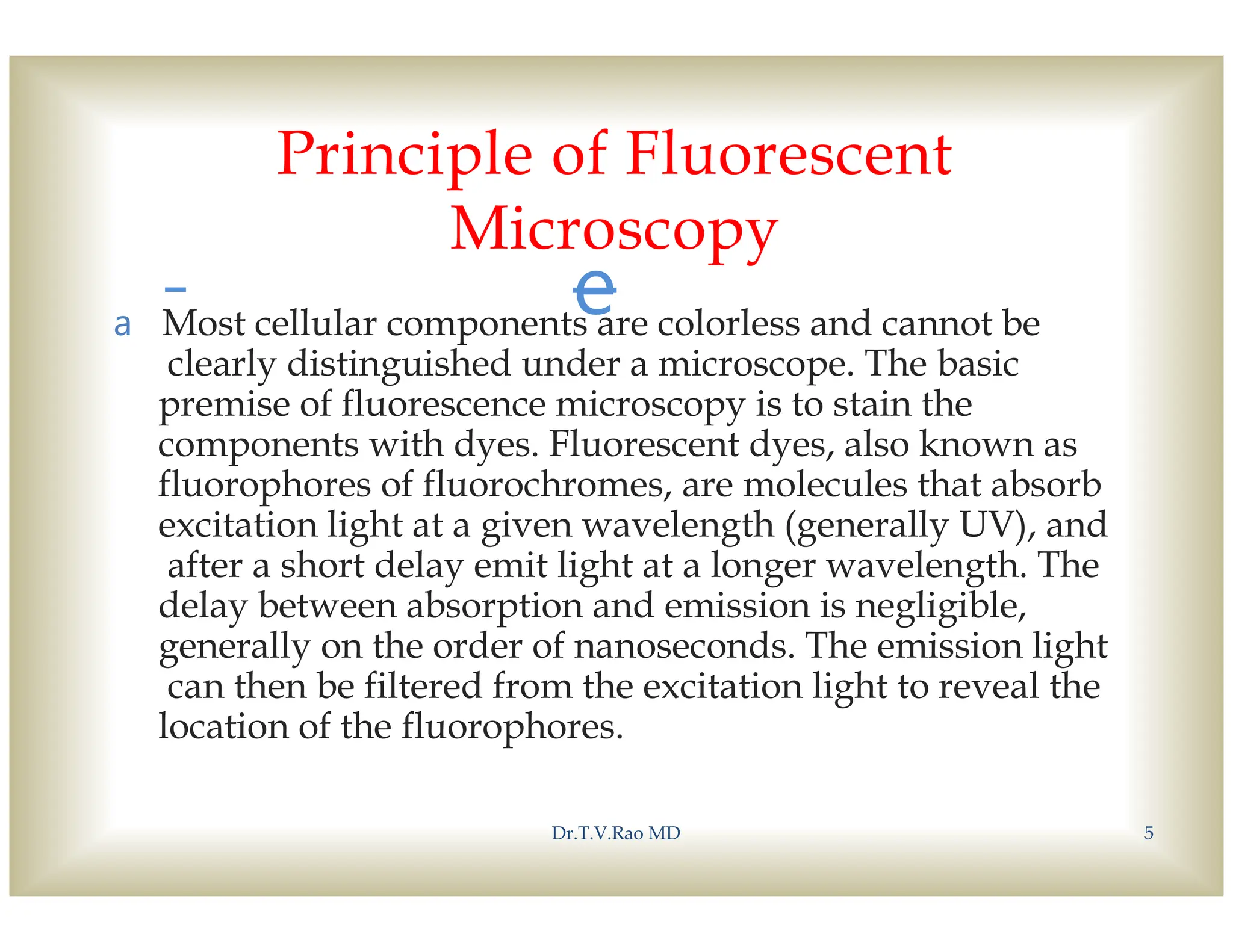 Advanced fluorescent microscopy power point | PPTX