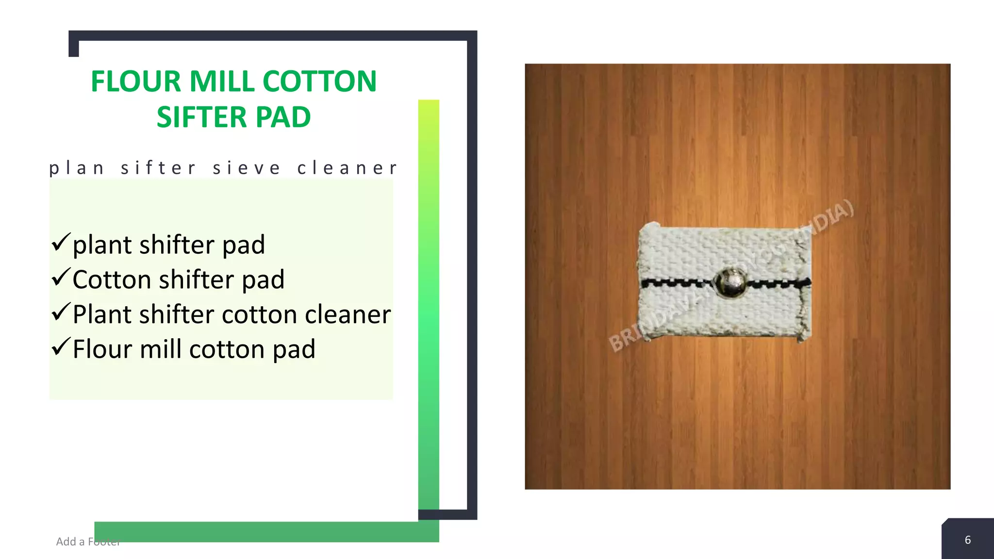 Flour mill plan sifter sieve cleaner | PPTX