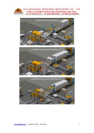 Flour mill pumping plate automatic palletizing & loading system