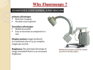 Flouroscopy ppt | PPTX