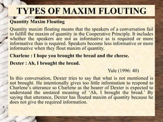 FLOUTING MAXIM.pdf | Books and Literature