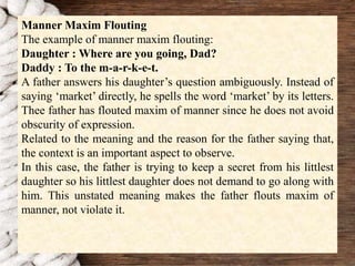 FLOUTING MAXIM.pdf | Books and Literature