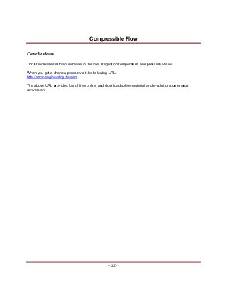 Compressible Flow | PDF