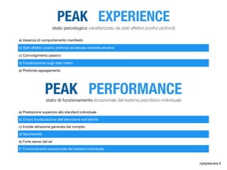 L'esperienza di flow e l'atleta | PPT