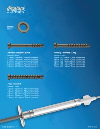 Flow-FX Flow Screw ~ Surgical Technique Guide | PDF