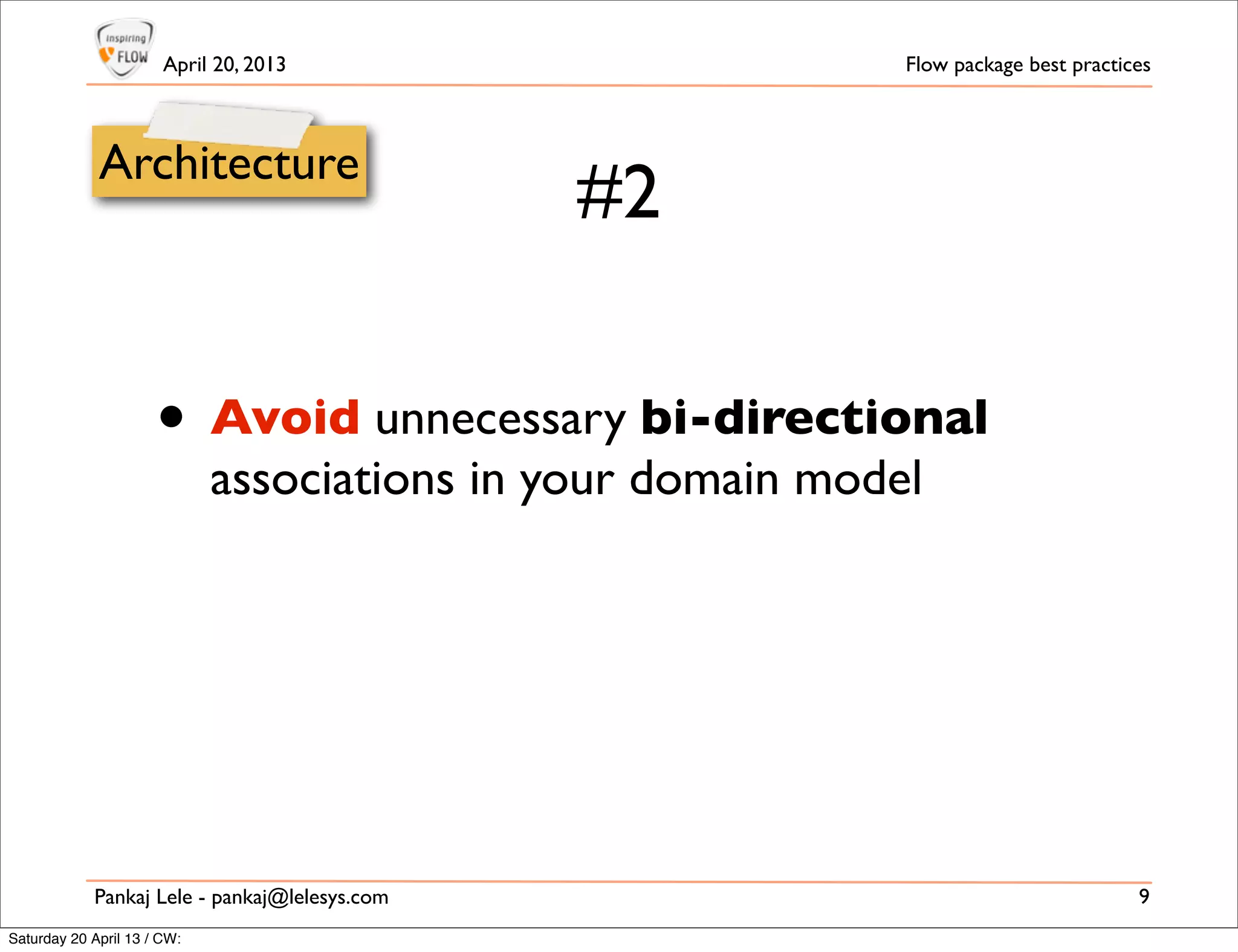 TYPO3 Flow package best practices | PPT