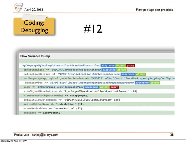 TYPO3 Flow package best practices | PPT
