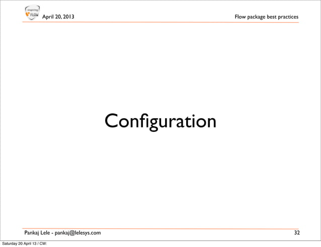 TYPO3 Flow package best practices | PPT