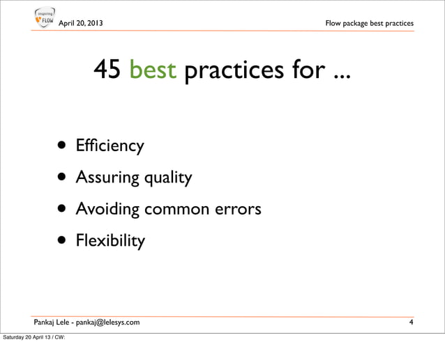 TYPO3 Flow package best practices | PPT