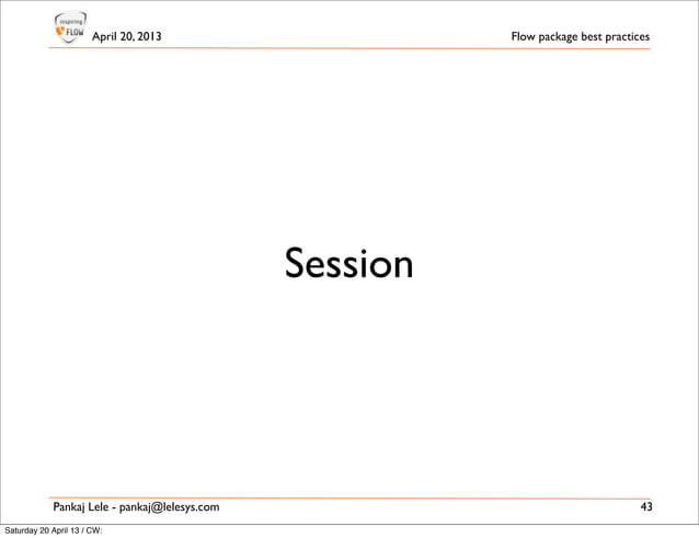 TYPO3 Flow package best practices | PPT