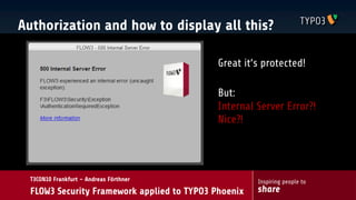 FLOW3 Security Framework applied to TYPO3 Phoenix | PPT