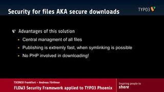 FLOW3 Security Framework applied to TYPO3 Phoenix | PPT