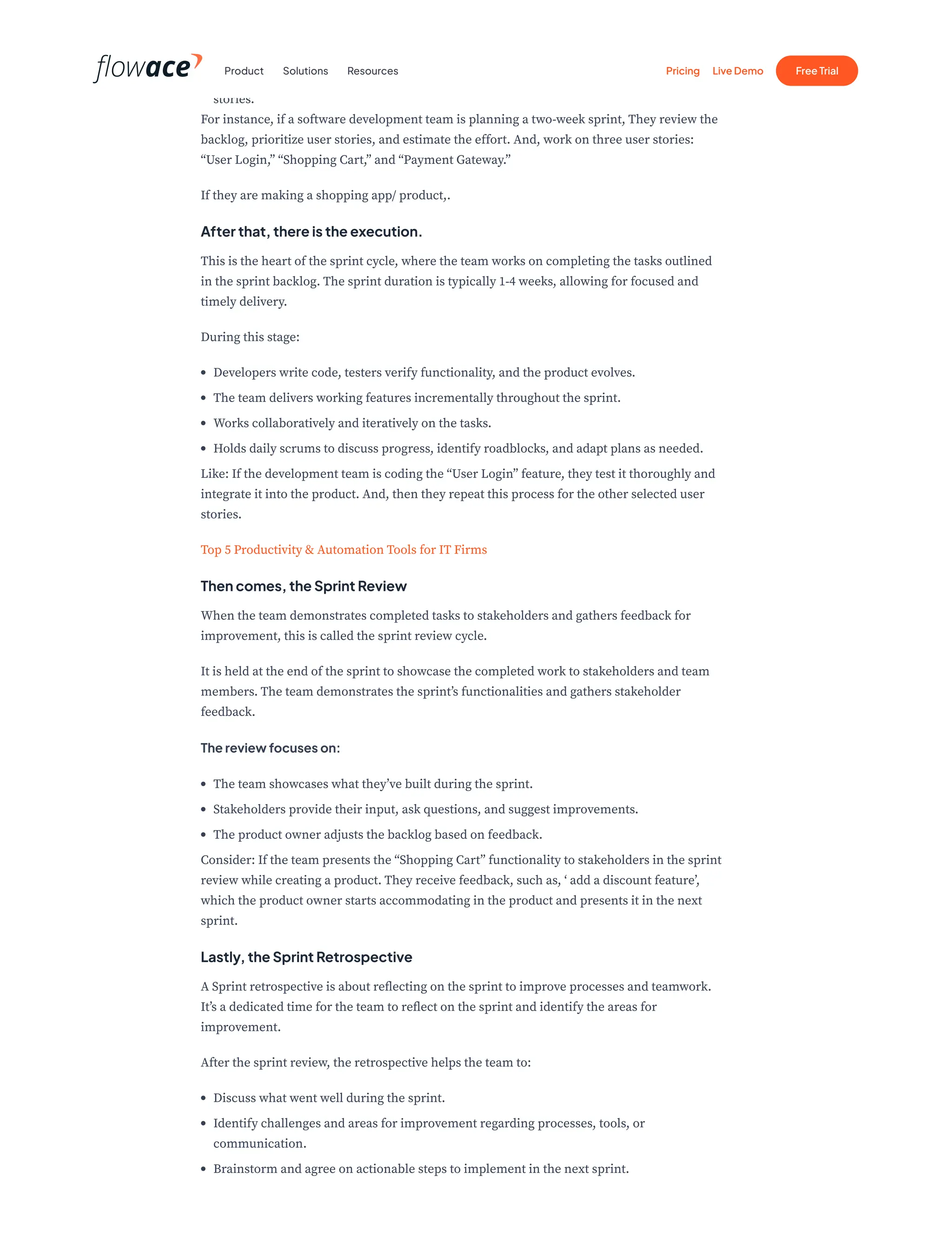 Agile Development: What is a Sprint Cycle? | PDF