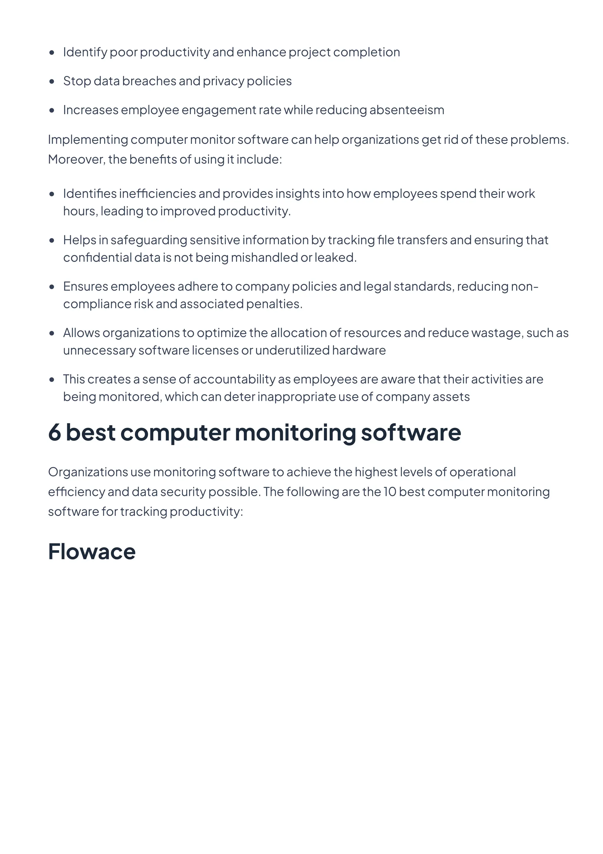 Computer Monitoring: 6 Best PC Monitoring Software | PDF