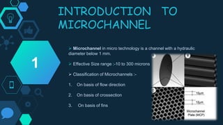 Flow analysis in micro channel2 | PPTX