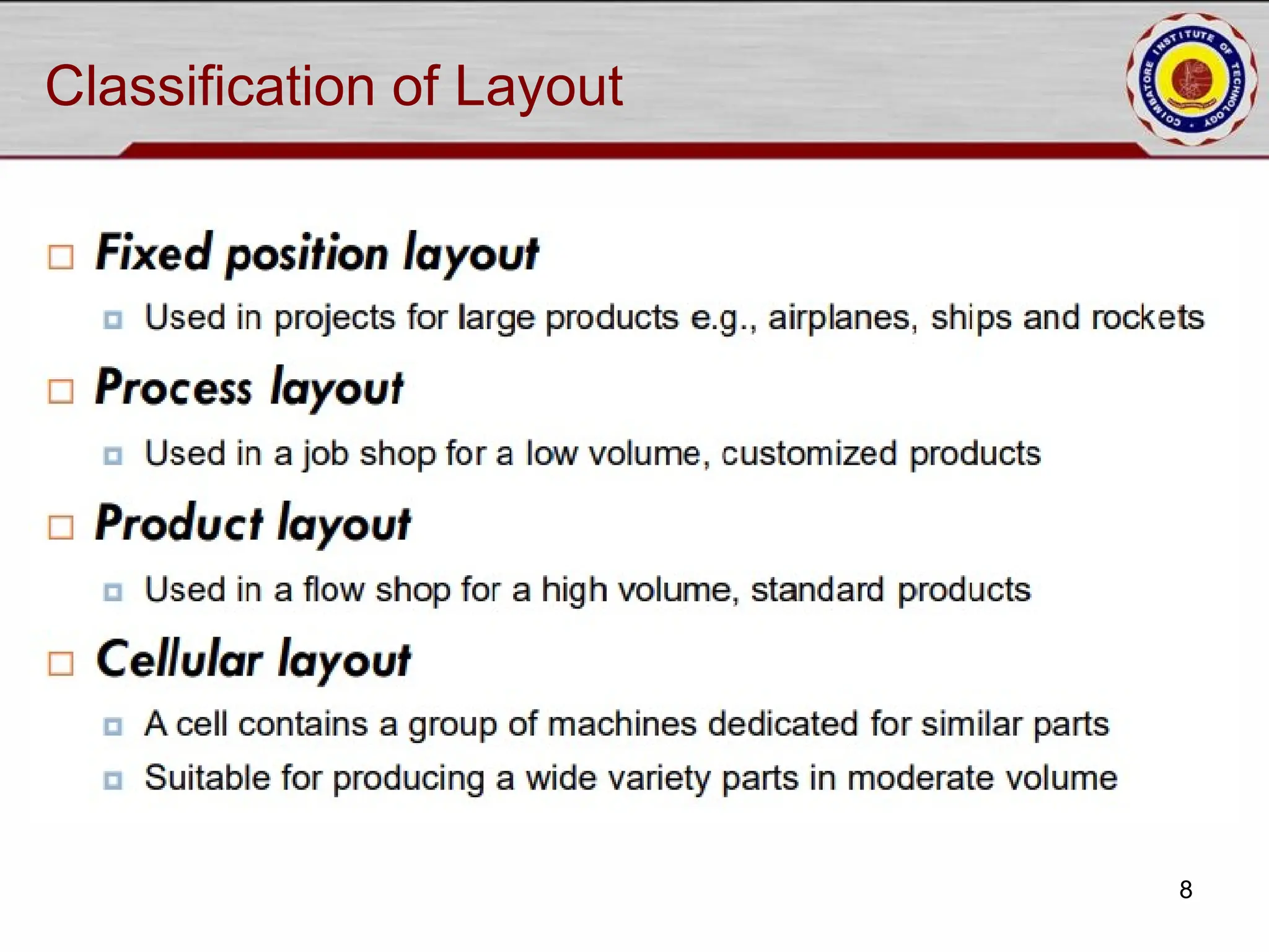 Plant layout and material handling sysytem | PPT