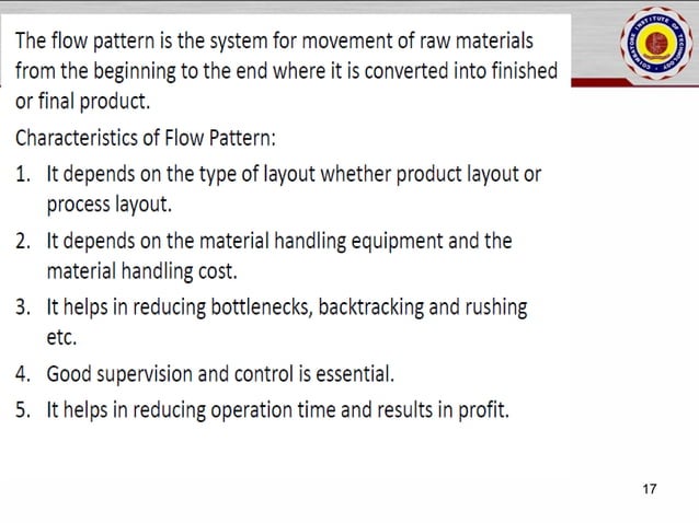 Plant layout and material handling sysytem | PPT