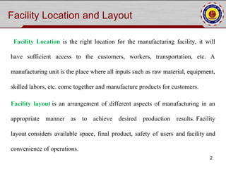 Plant layout and material handling sysytem | PPT