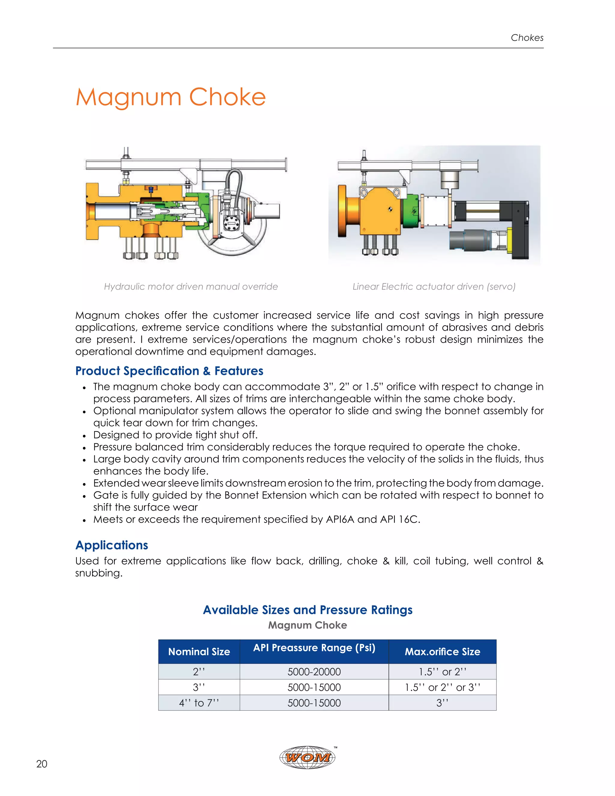 Flowback Chokes - Worldwide Oilfield Machine | PDF