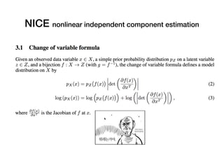 Flow based generative models | PDF