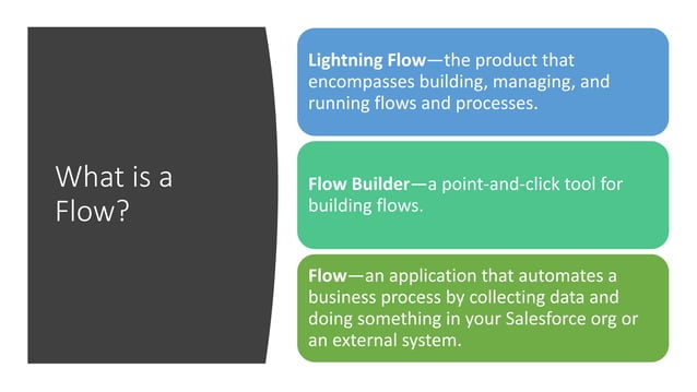 Flow builder pros and cons | PPT