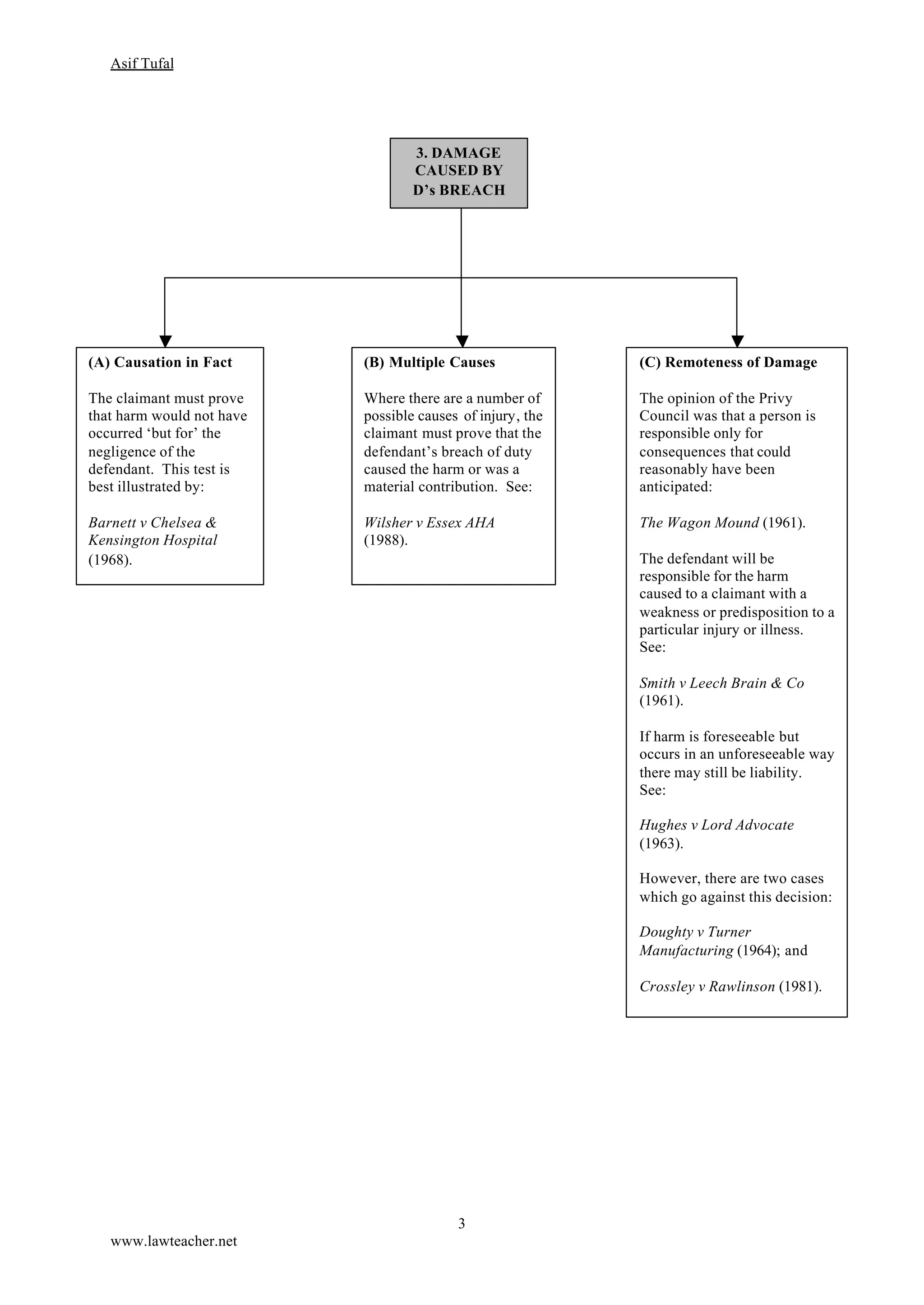torts Flowchart | PDF