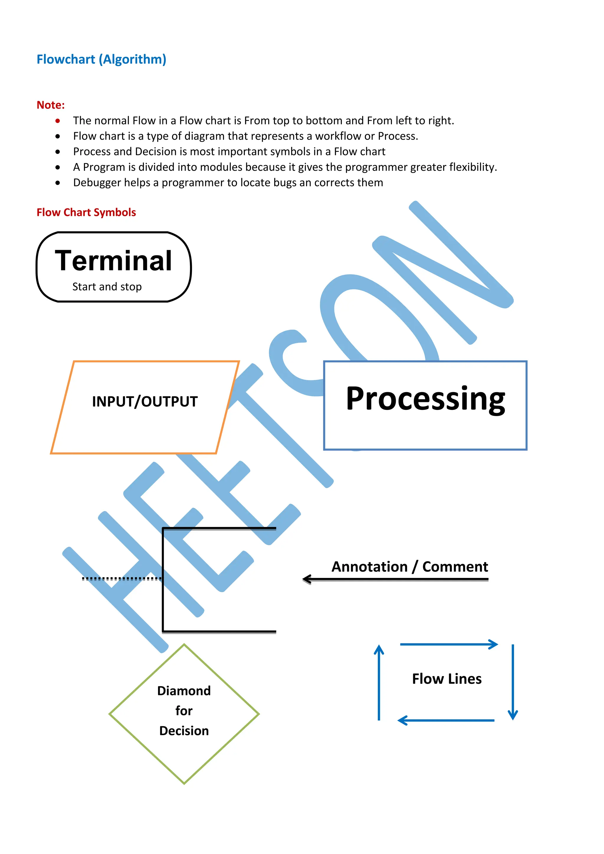 Flowchart Question And Answer Algorithm Mcq Pdf Programming
