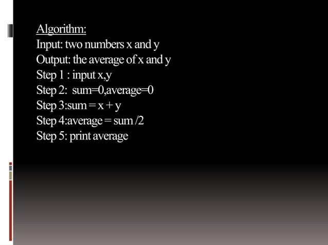 Flowchart and algorithm | PPTX