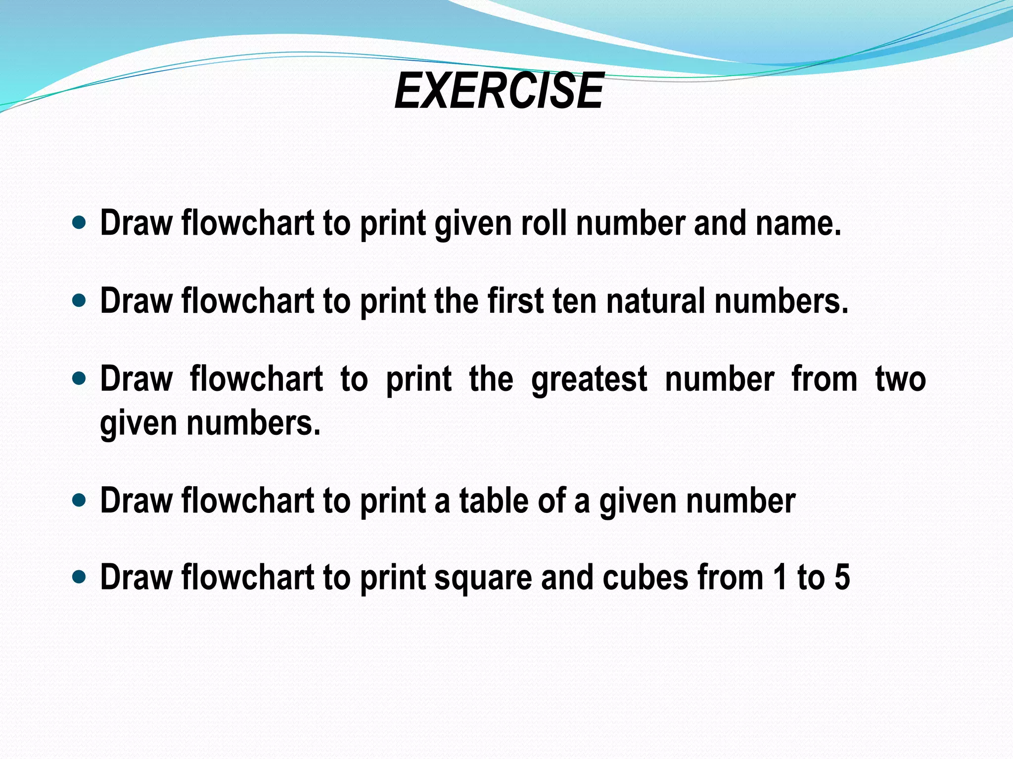 Flowchart And Algorithm Ppt