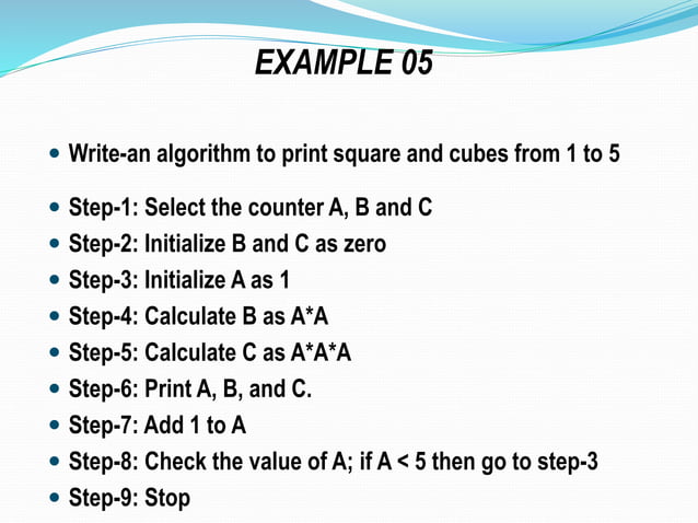 Flowchart and algorithm | PPT