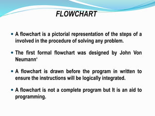 Flowchart and algorithm | PPTX