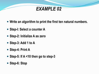 Flowchart and algorithm | PPT