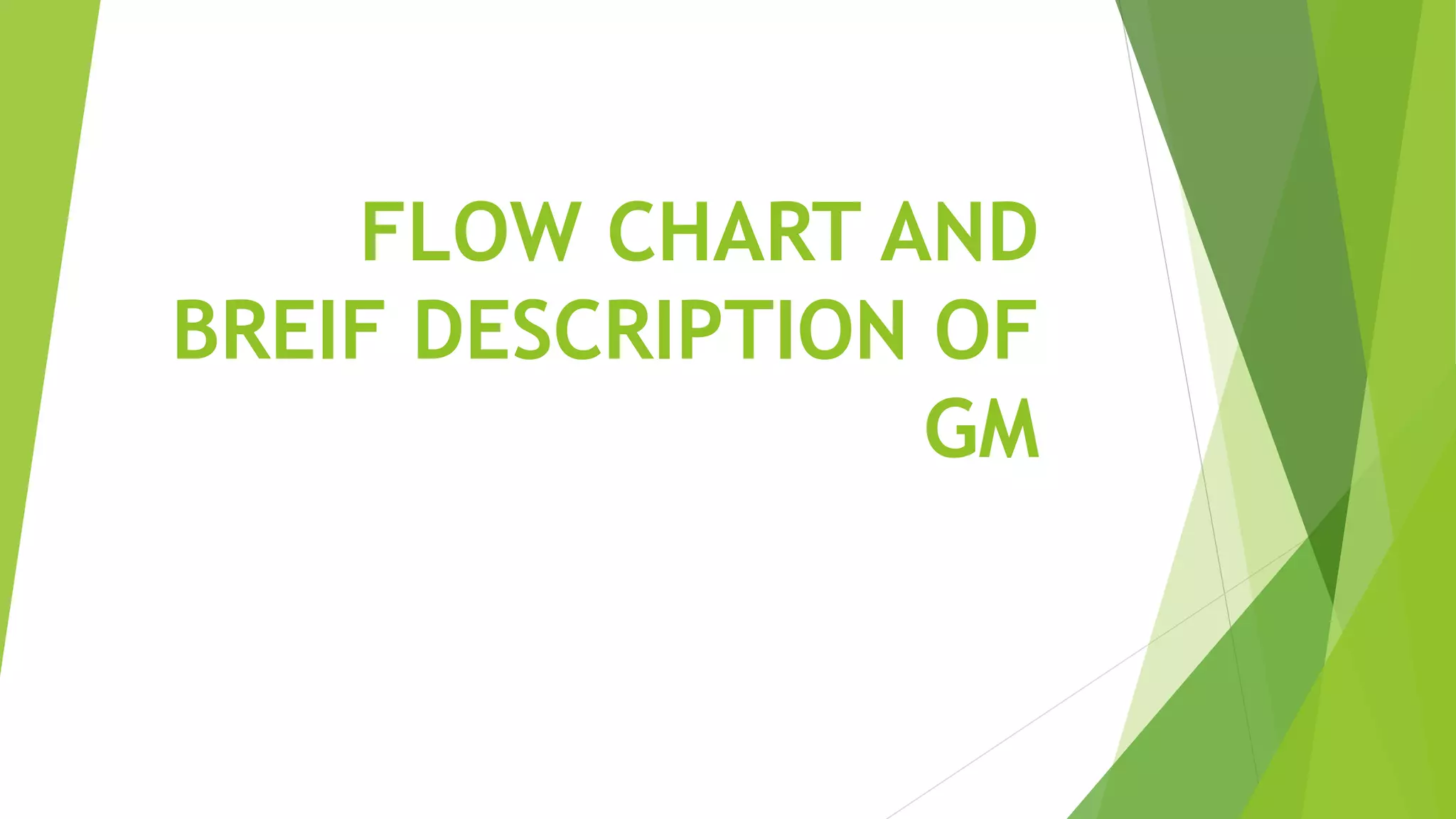 Flow chart and breif description of garments manufacturing | PPTX