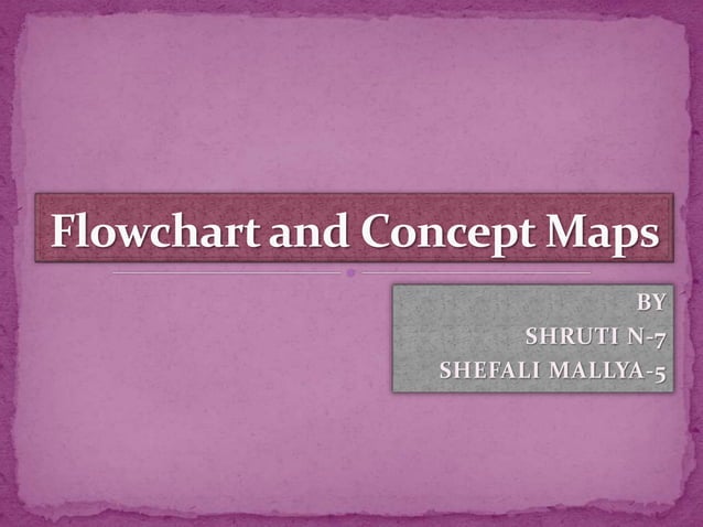Flowchart and concept maps | PPTX | Maps & Navigation