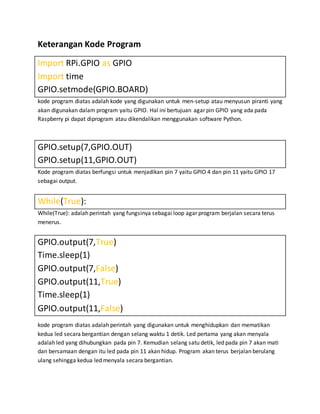 Flowchart dua led kedap-kedip bergantian | PDF