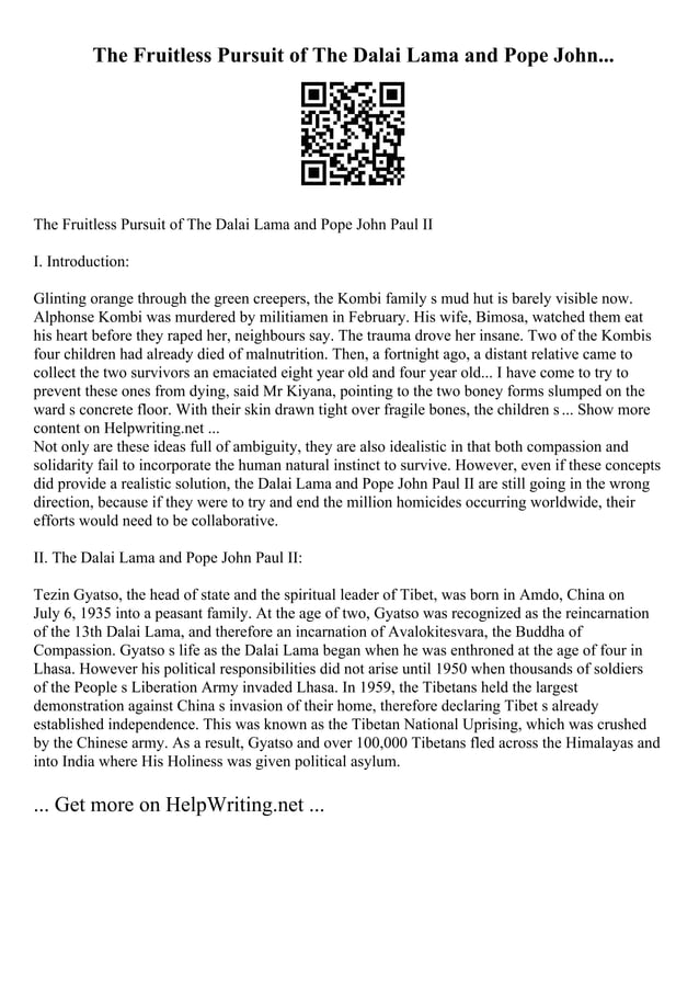 Flow Chart Essay Example | PDF