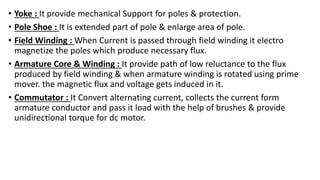 Flowchart for optimal design of dc machine and transfomer | PPTX