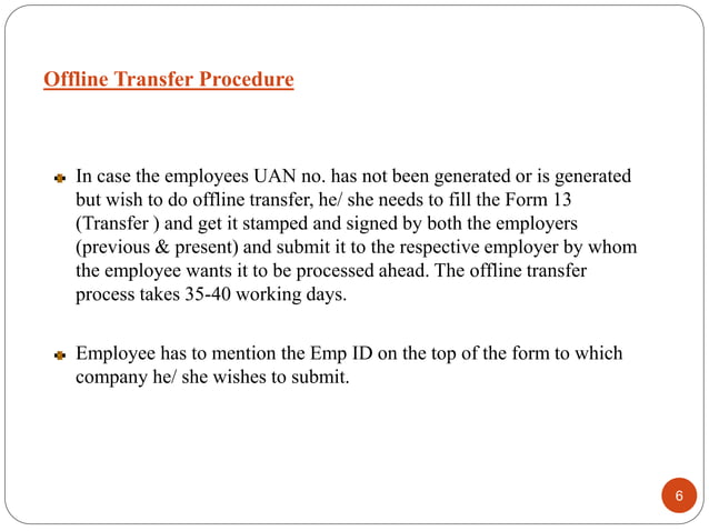 Flow chart for pf & pension | PPT