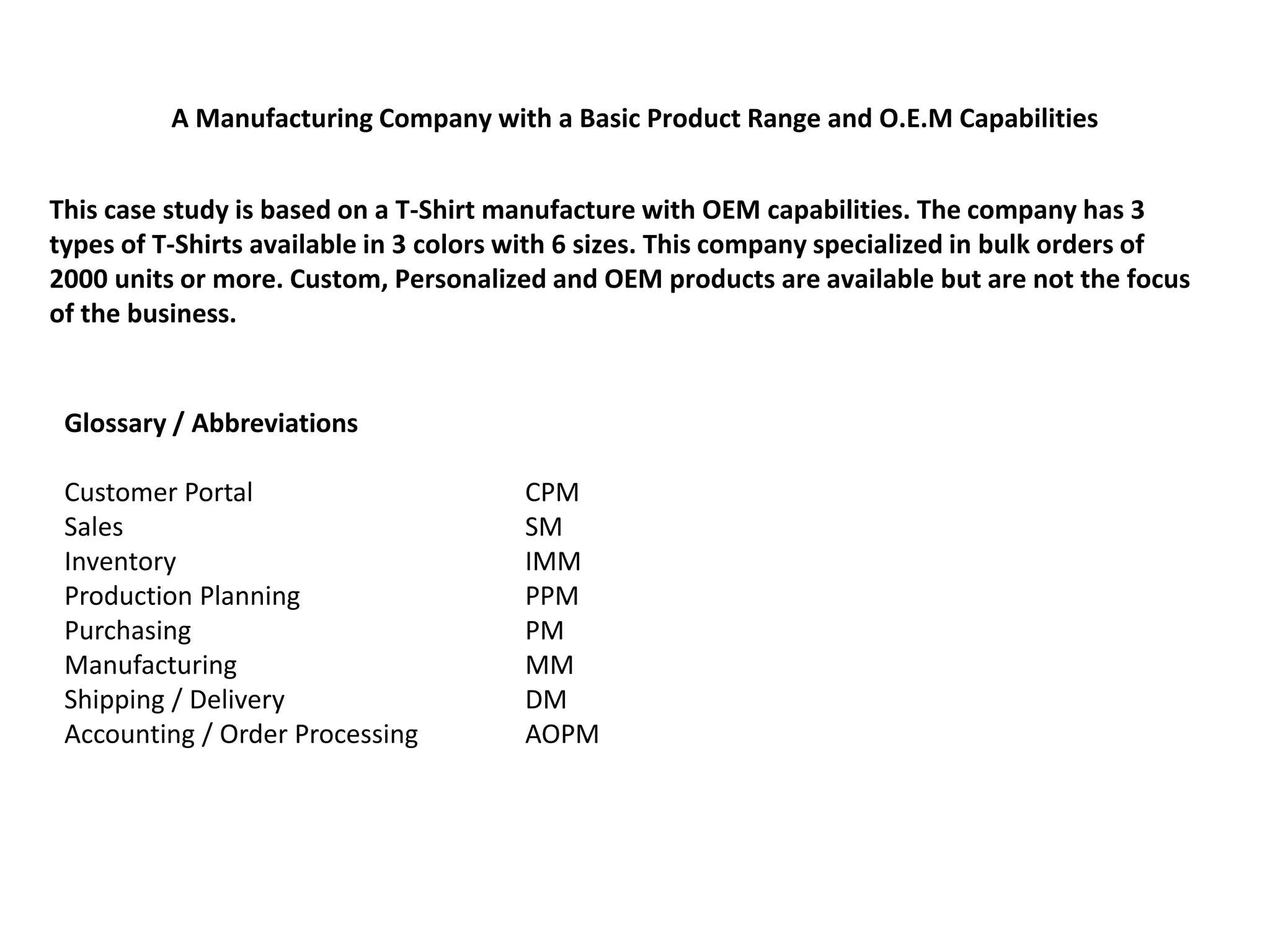 TekWave SBMM Software (made to order manufacturer) | PPTX