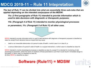 mdcg 2019 11 Decision steps for qualification of software as MDSW | PDF