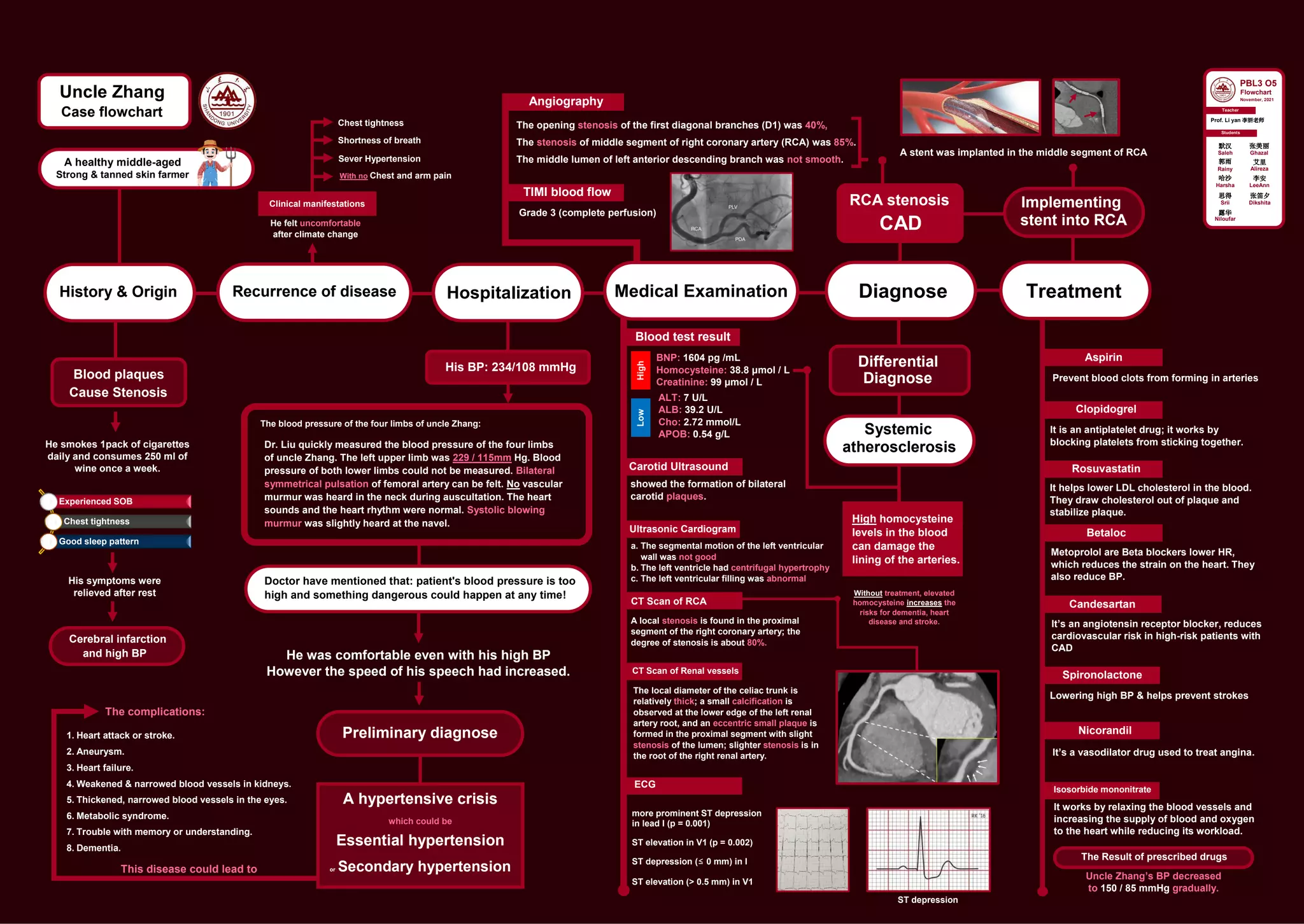 Medical Schema Chart of atherosclerosis | PPT