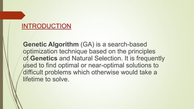Flowchart of GA | PPTX | Genetics | Science