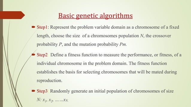 Flowchart of GA | PPTX | Genetics | Science