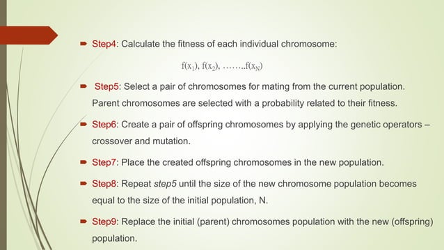 Flowchart of GA | PPTX | Genetics | Science