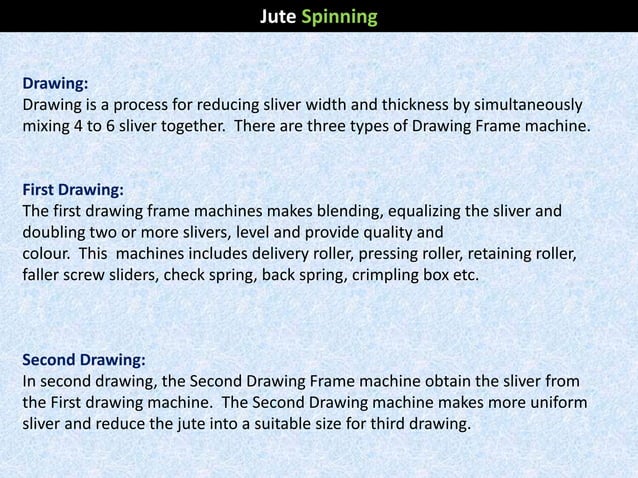Flow chart of juteyarnmanufacturingprocess 140522095533-phpapp01 | PPTX